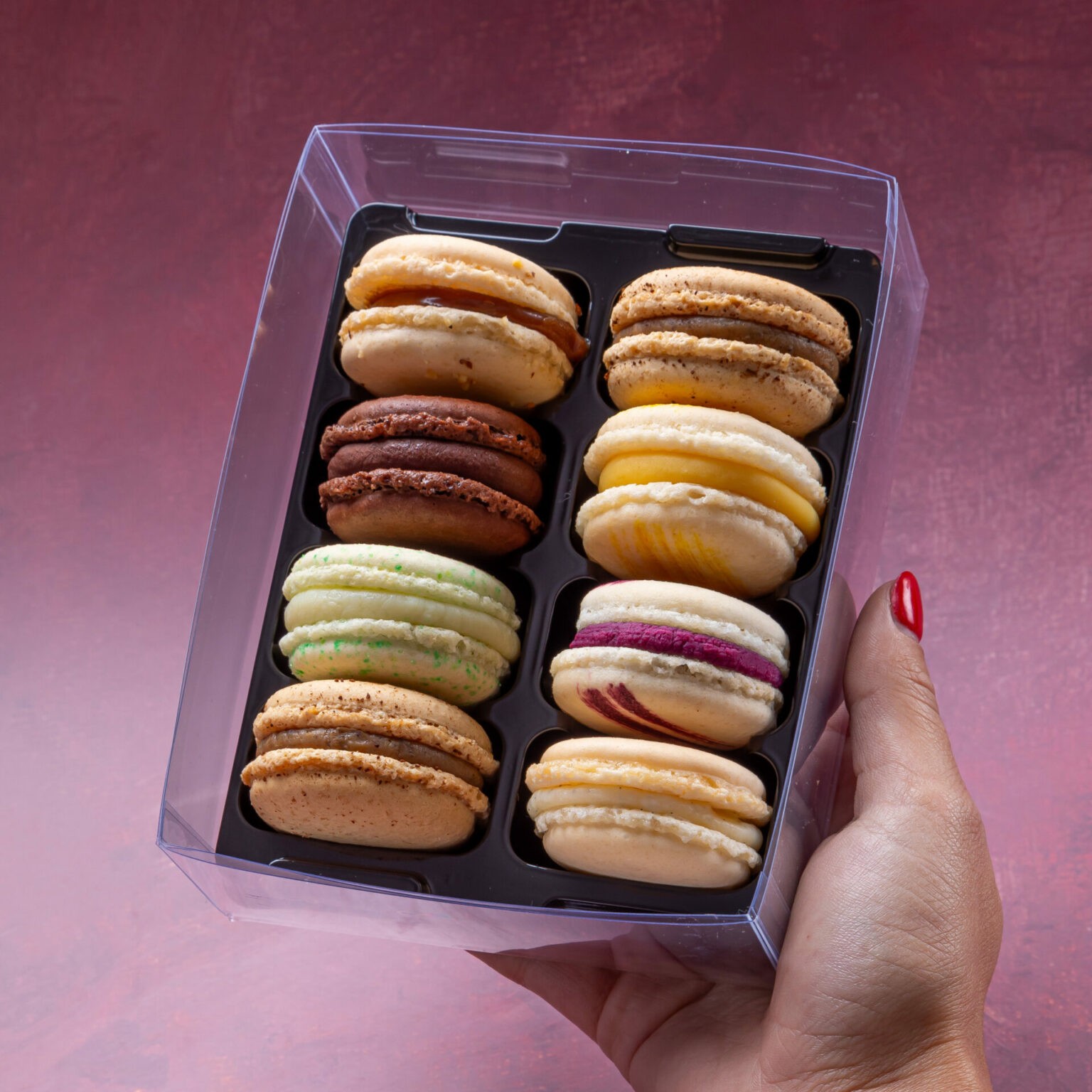 Coffret 8 Macarons | Maison Dufoux - Artisan Chocolatier en Bourgogne ...